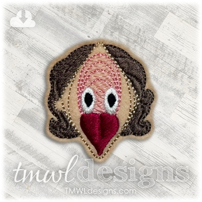 Barbara Head Feltie – TMWL Designs
