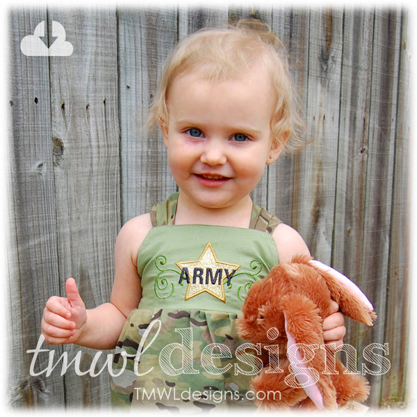 US Army Scrollwork Appliqué – TMWL Designs