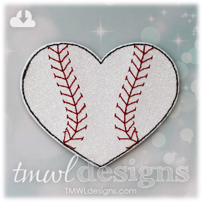 Baseball Heart Slider – TMWL Designs