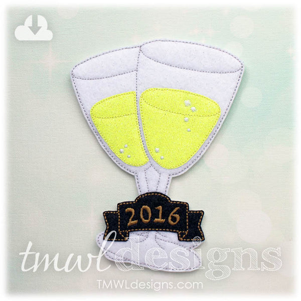 Champagne Glasses Slider – TMWL Designs