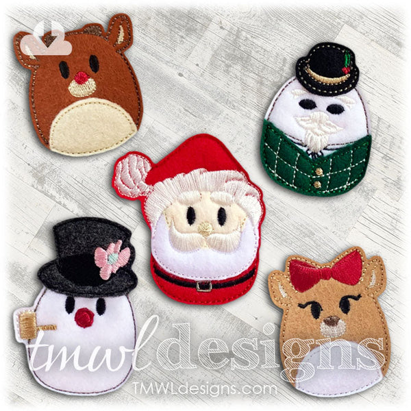 Snowman Squaddle Feltie – TMWL Designs