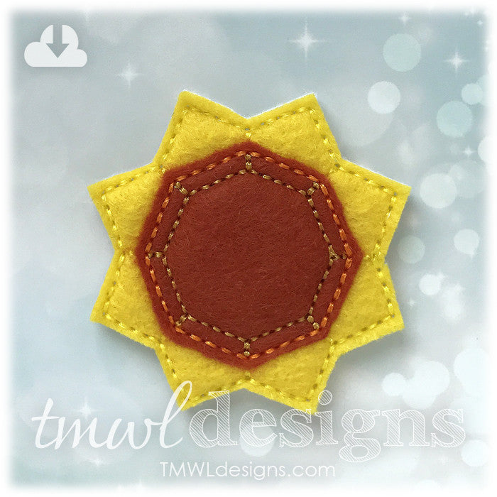 Fantasy Tournament Sun Badge Feltie – TMWL Designs